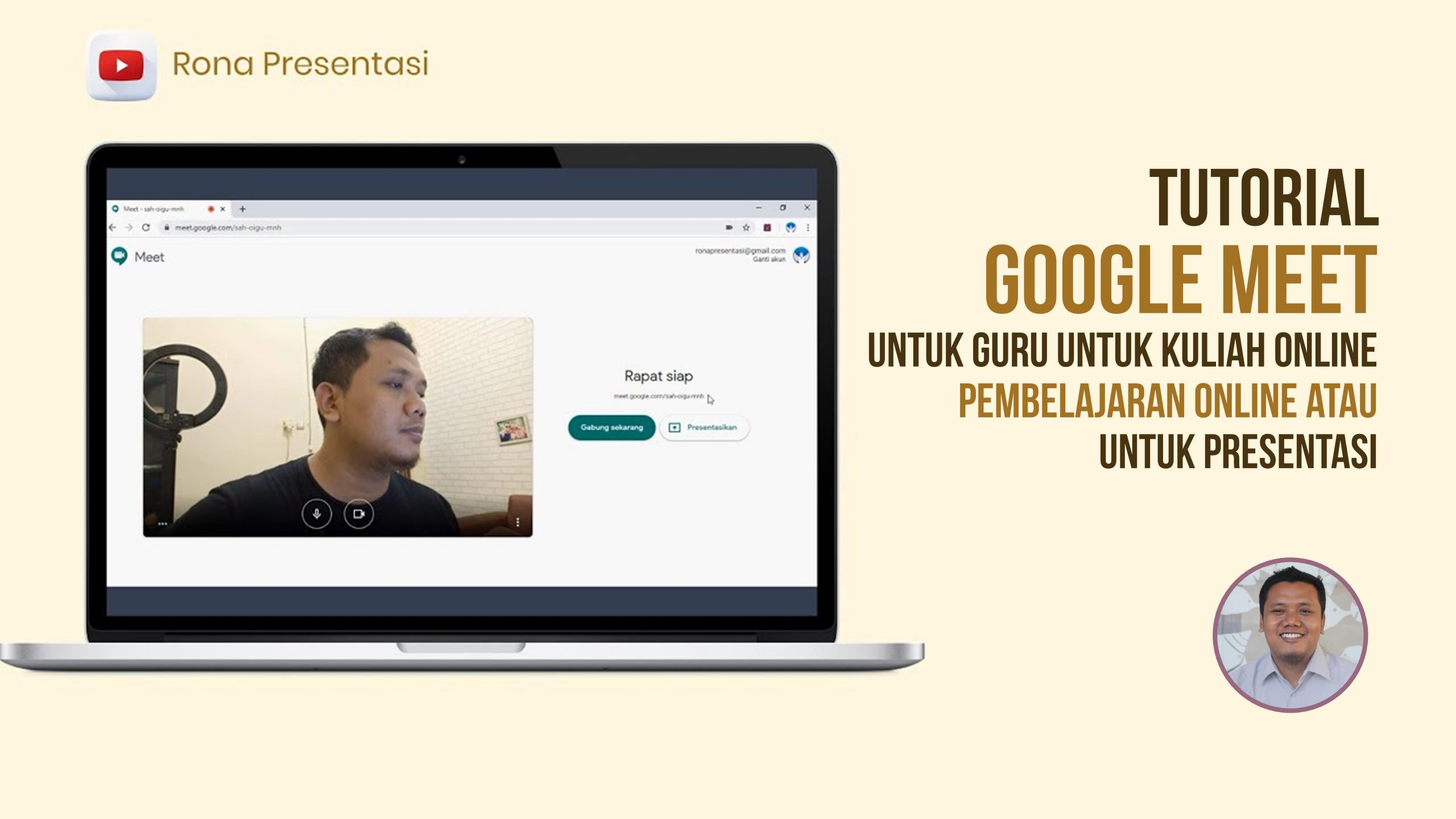 Tutorial Google Meet Di Laptop Untuk Guru, Untuk Kelas Online ...