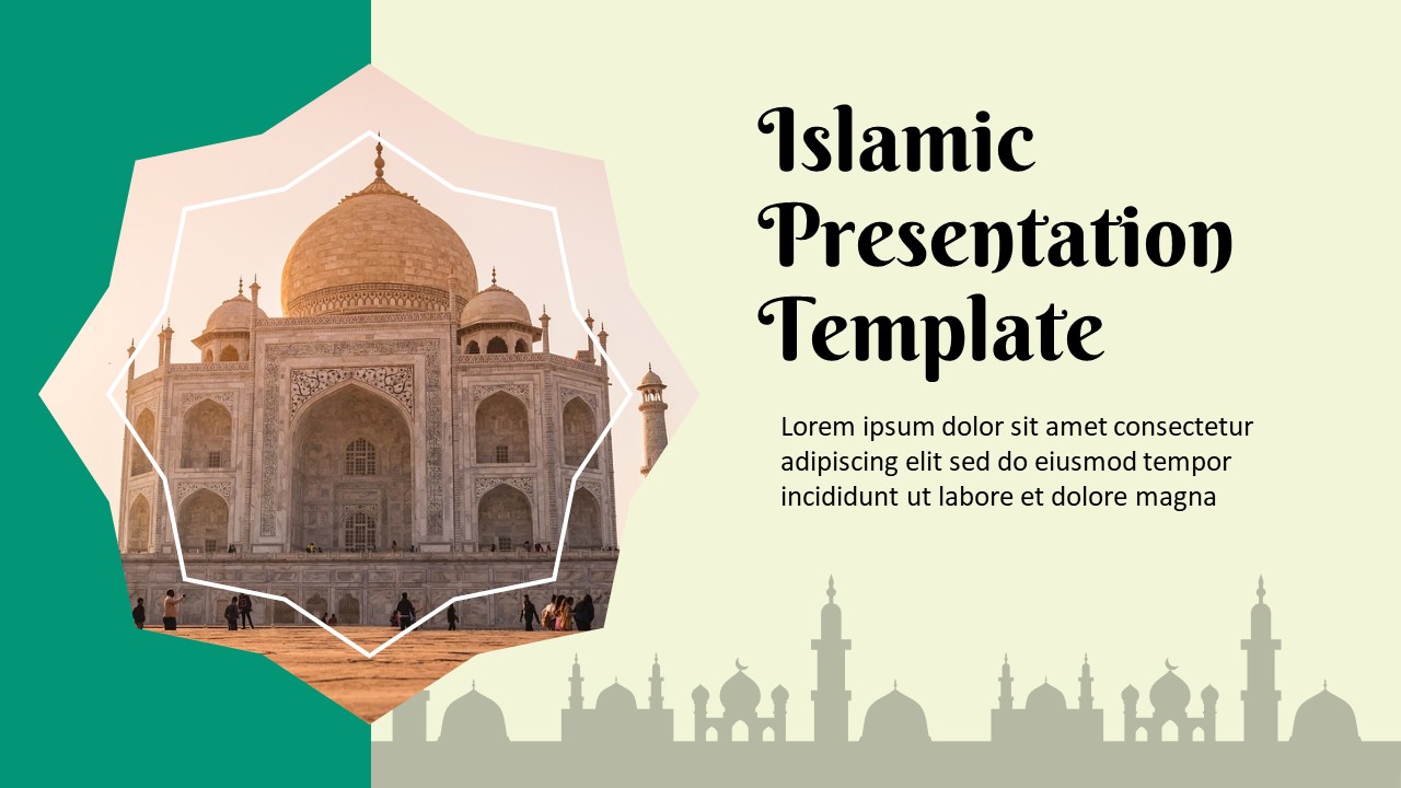 Template PPT Islami Untuk Presentasi, Kekinian, Menarik dan Siap Edit - Rona Presentasi
